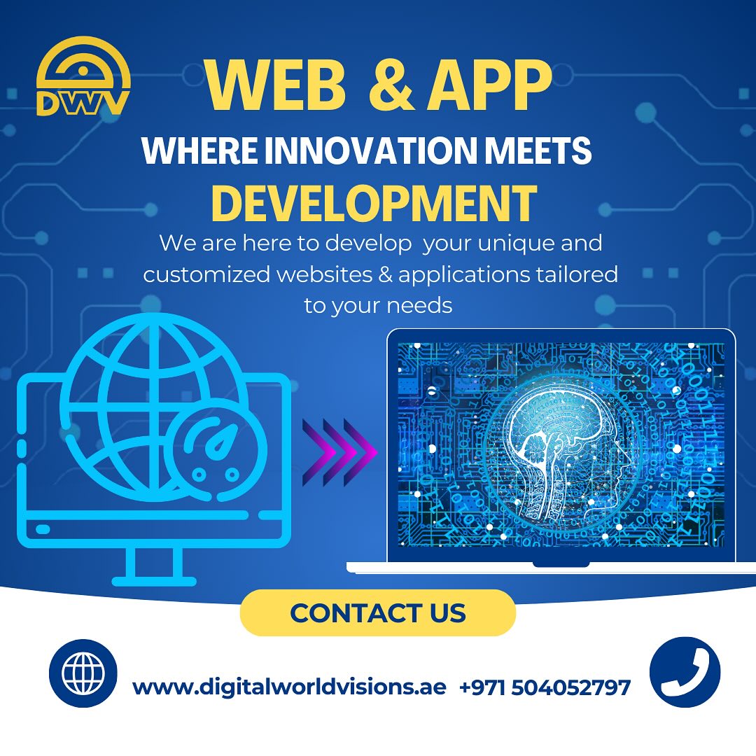 Custom Web & Mobile App Development in Dubai | Digital World Visions